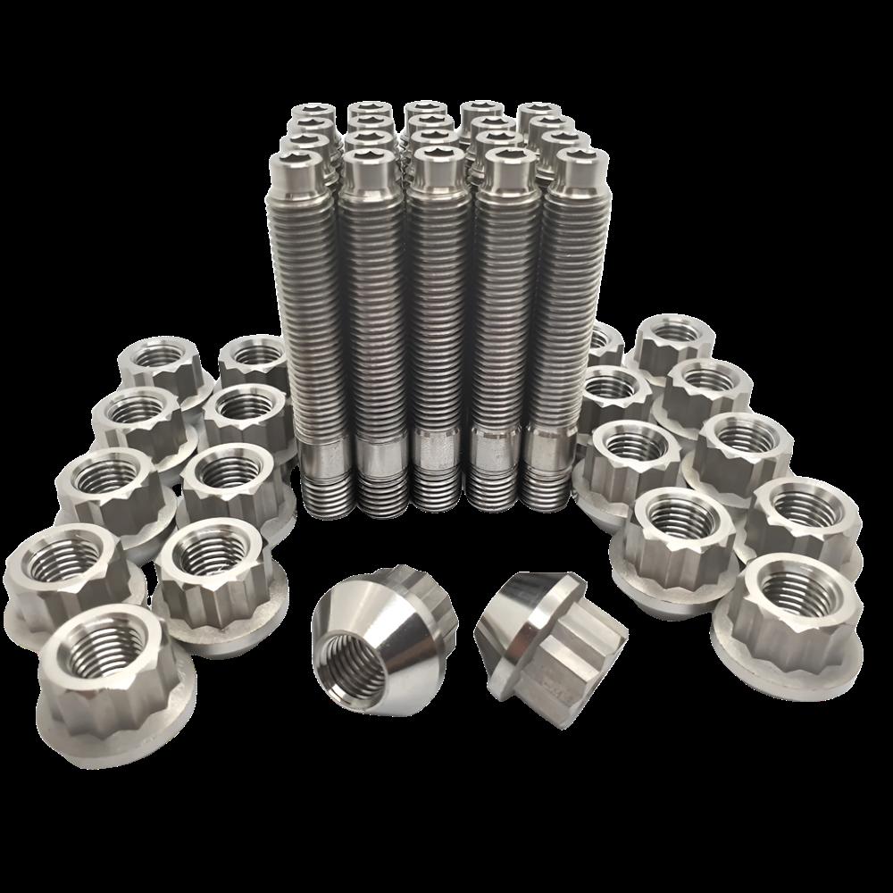TITANIUM STUD AND NUT CONVERSION KIT – San Prisco Motorsports
